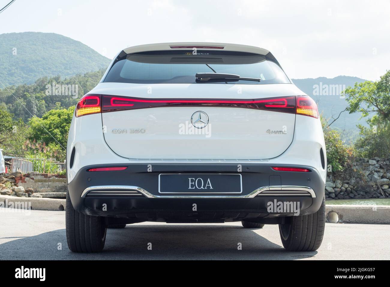 Hong Kong, China April 11 , 2022 : Mercedes-Benz EQA 350 2022 Test ...