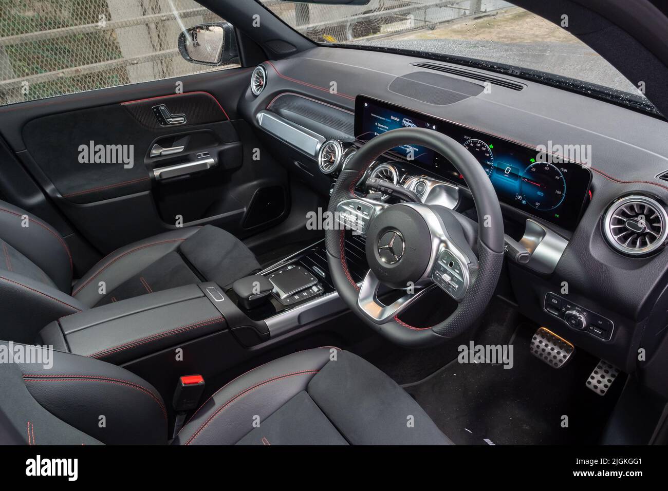 Hong Kong, China May 31 , 2022 : Mercedes-Benz EQB 250 MPV 2022 ...