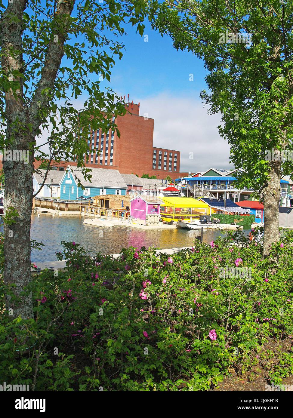Peake's Quay and Wharf from Confederation Landing Park, Charlottetown ...