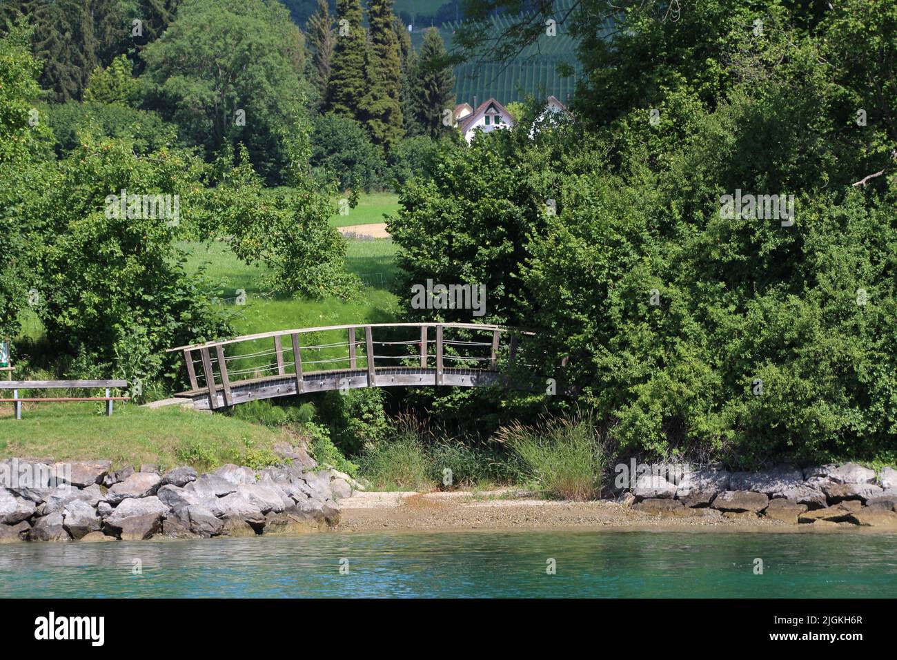 At lake of Constance, between Steckborn and Stein am Rhein Stock Photo ...