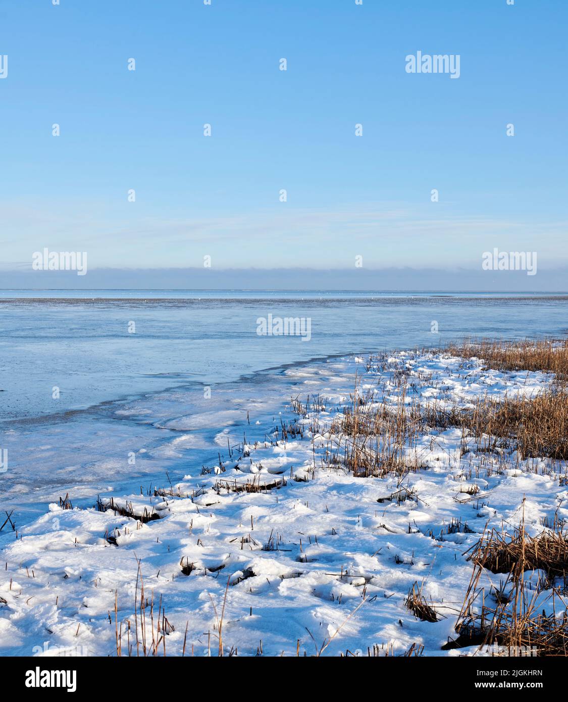 Danish Winter landscape by the coast of Kattegat. Photos of Danish ...