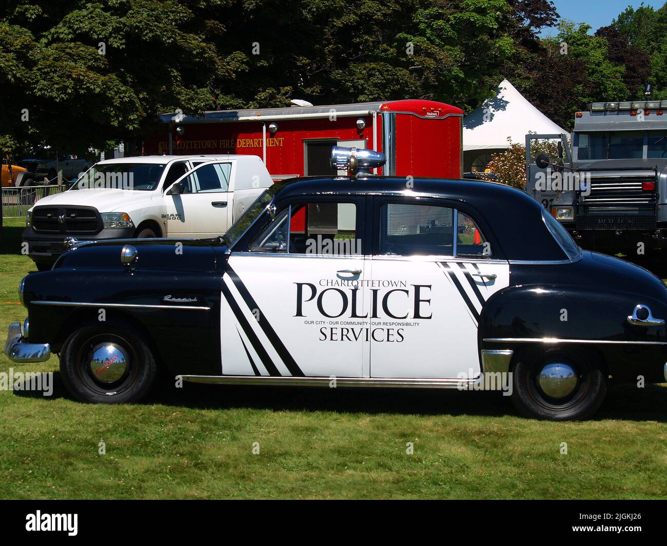 1952 Dodge police car at Canada Day, Charlottetown,PEI Stock Photo - Alamy