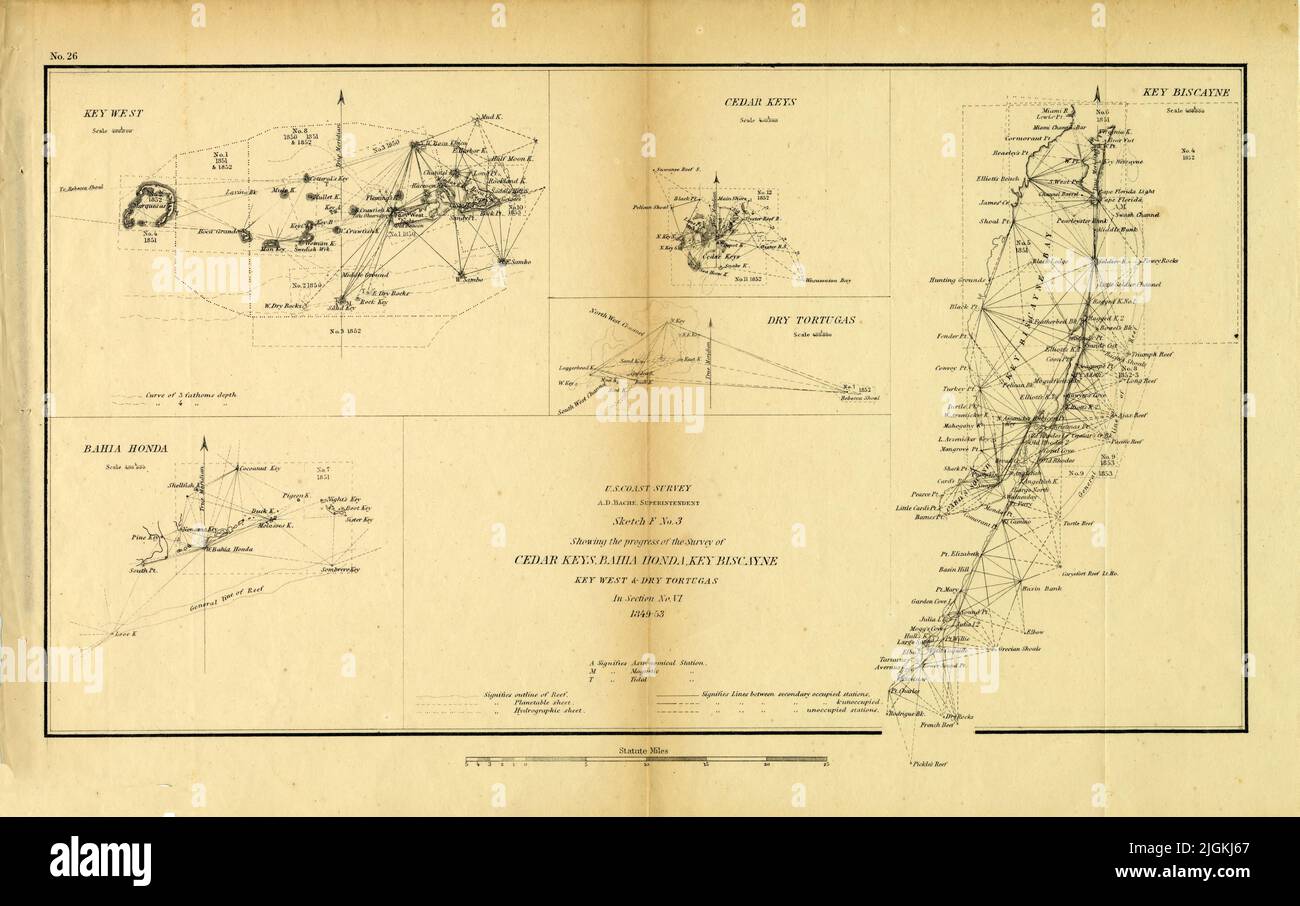 Map of cedar key hi-res stock photography and images - Alamy