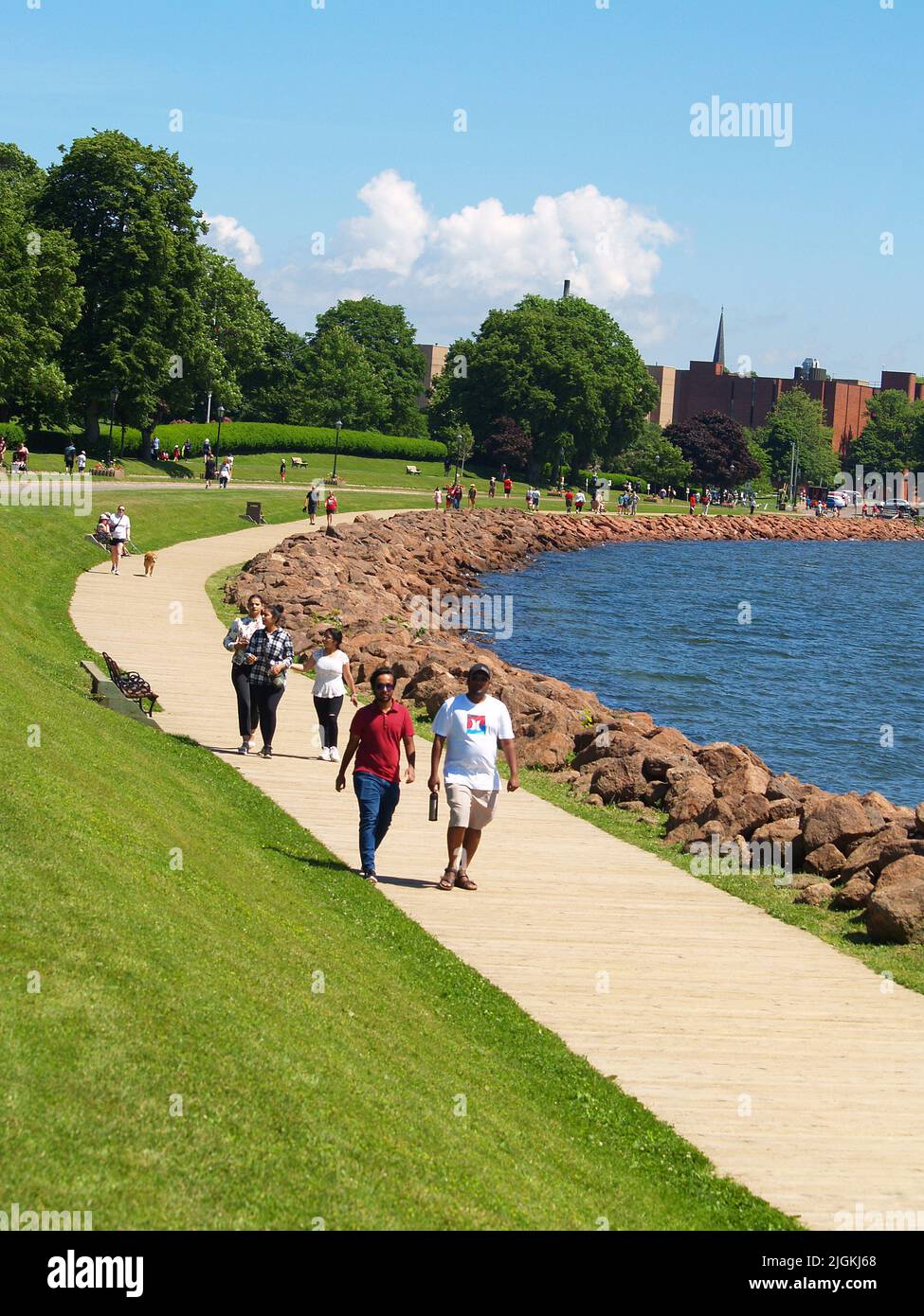 Victoria park boardwalk hi-res stock photography and images - Alamy