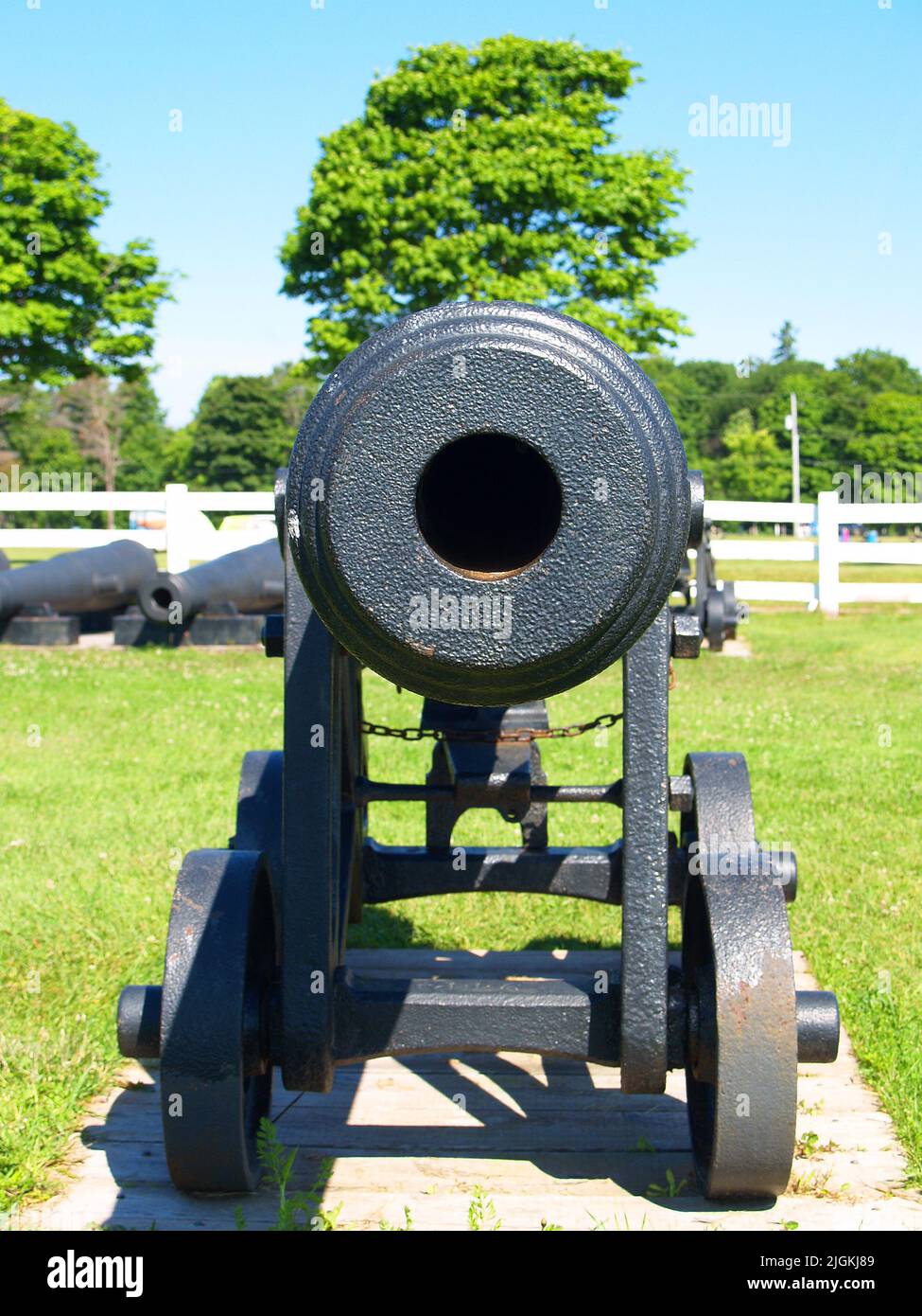 Cannon at Prince Edward Battery, Charlottetown,PEI Stock Photo - Alamy