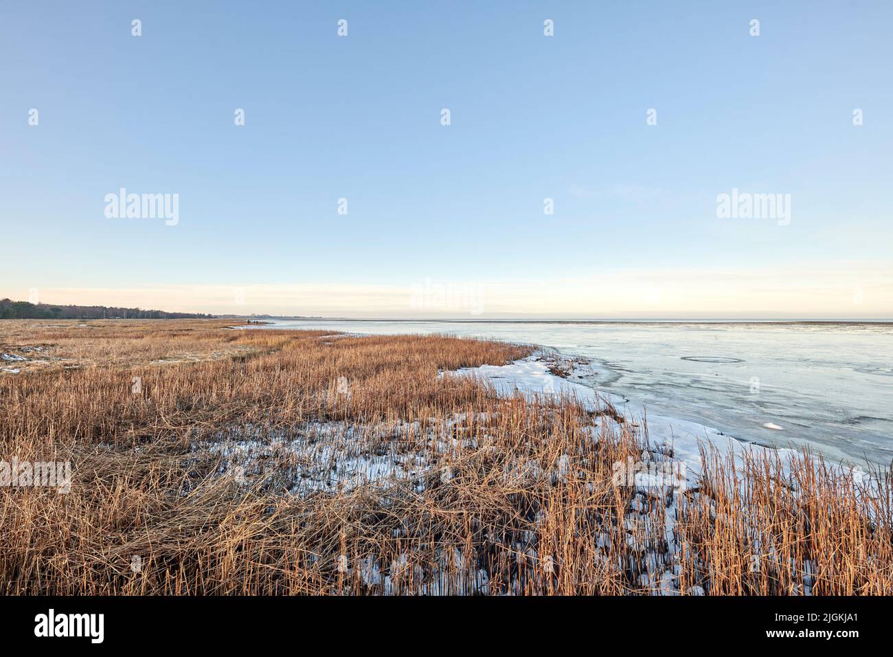 Danish Winter landscape by the coast of Kattegat. Photos of Danish ...