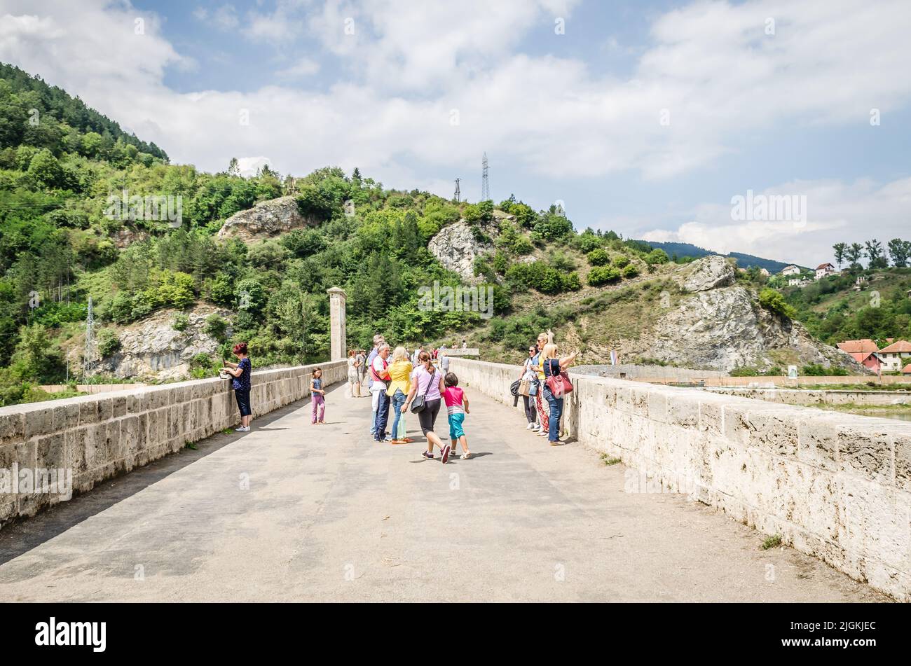 August 16, 2014. Visegrad, Sarajevo - Bosnia and Herzegovina. Bosnia ...