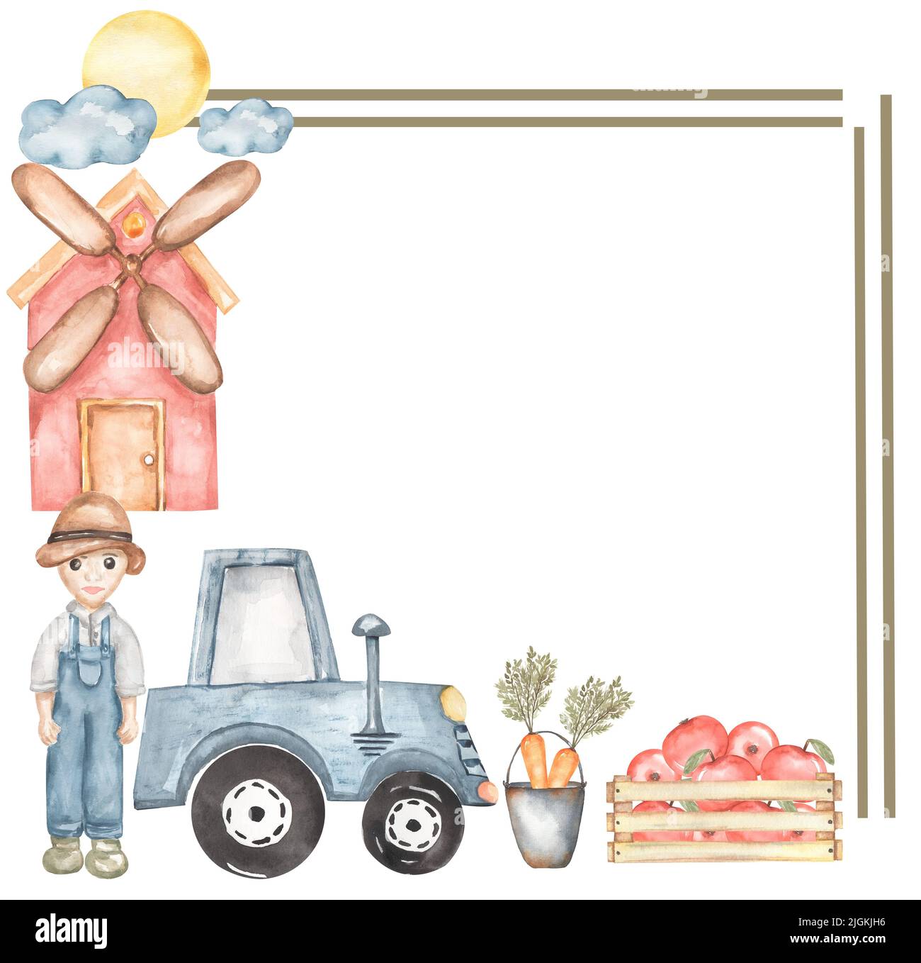 Hand drawn cartoon character man Cut Out Stock Images & Pictures - Alamy