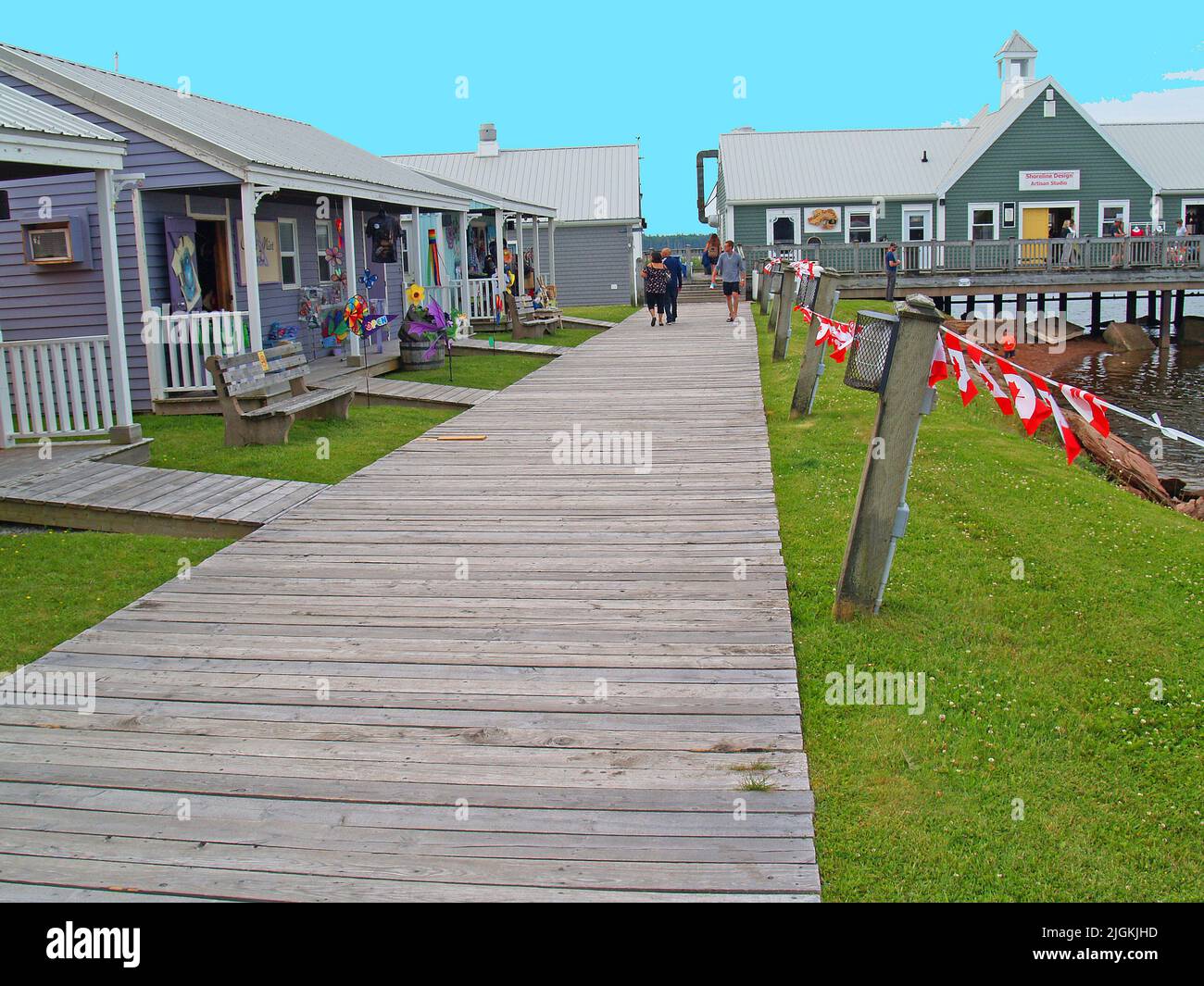 Spinnaker's Landing, Summerside, PEI Stock Photo - Alamy