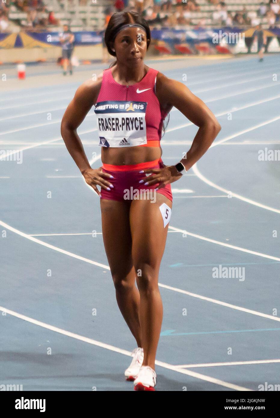 Shelly ann fraser pryce paris hi-res stock photography and images - Alamy