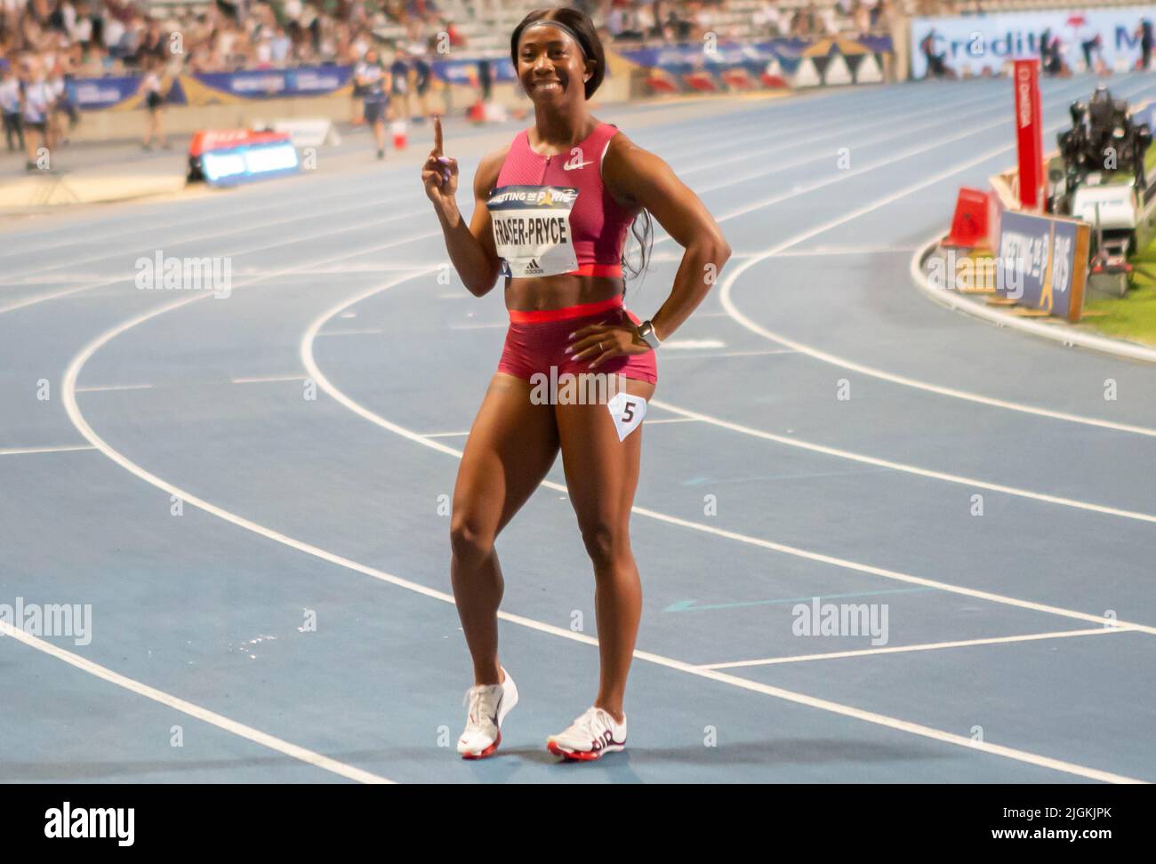 Shelly-Ann Fraser-Pryce of Jamaica 100 M Women during the Wanda Diamond ...