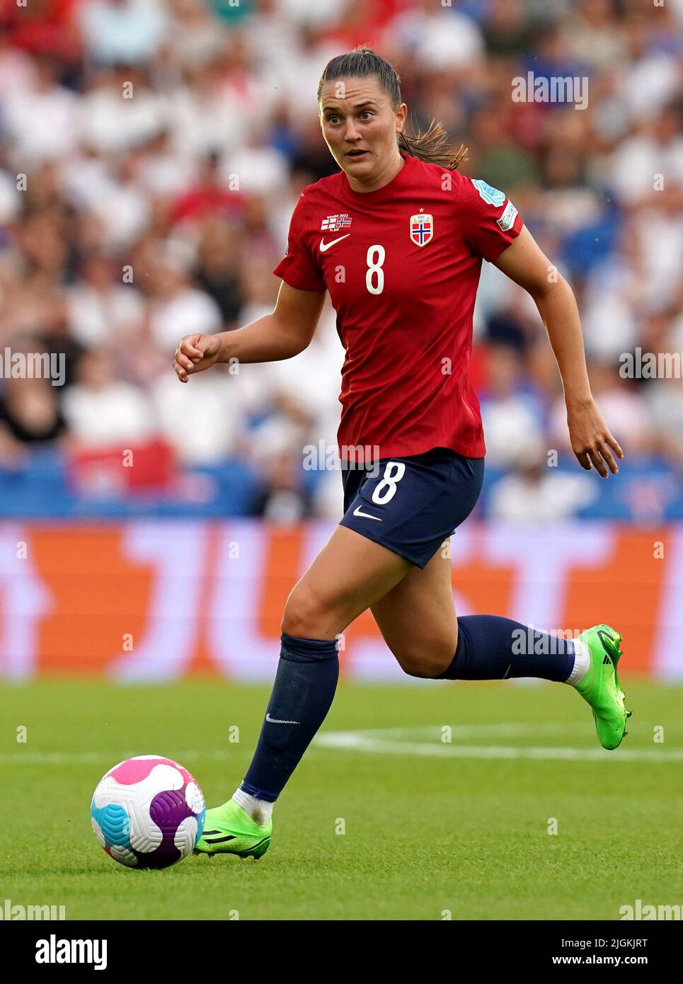 Norway’s Vilde Boe Risa in action during the UEFA Women's Euro 2022 ...
