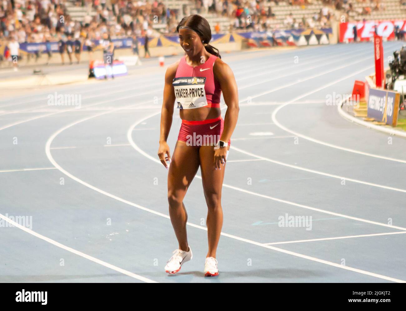 Shelly-Ann Fraser-Pryce of Jamaica 100 M Women during the Wanda Diamond ...