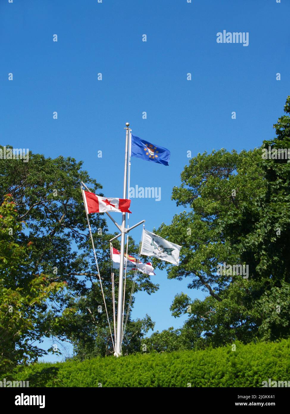 The flags of Prince Edward Island Stock Photo - Alamy