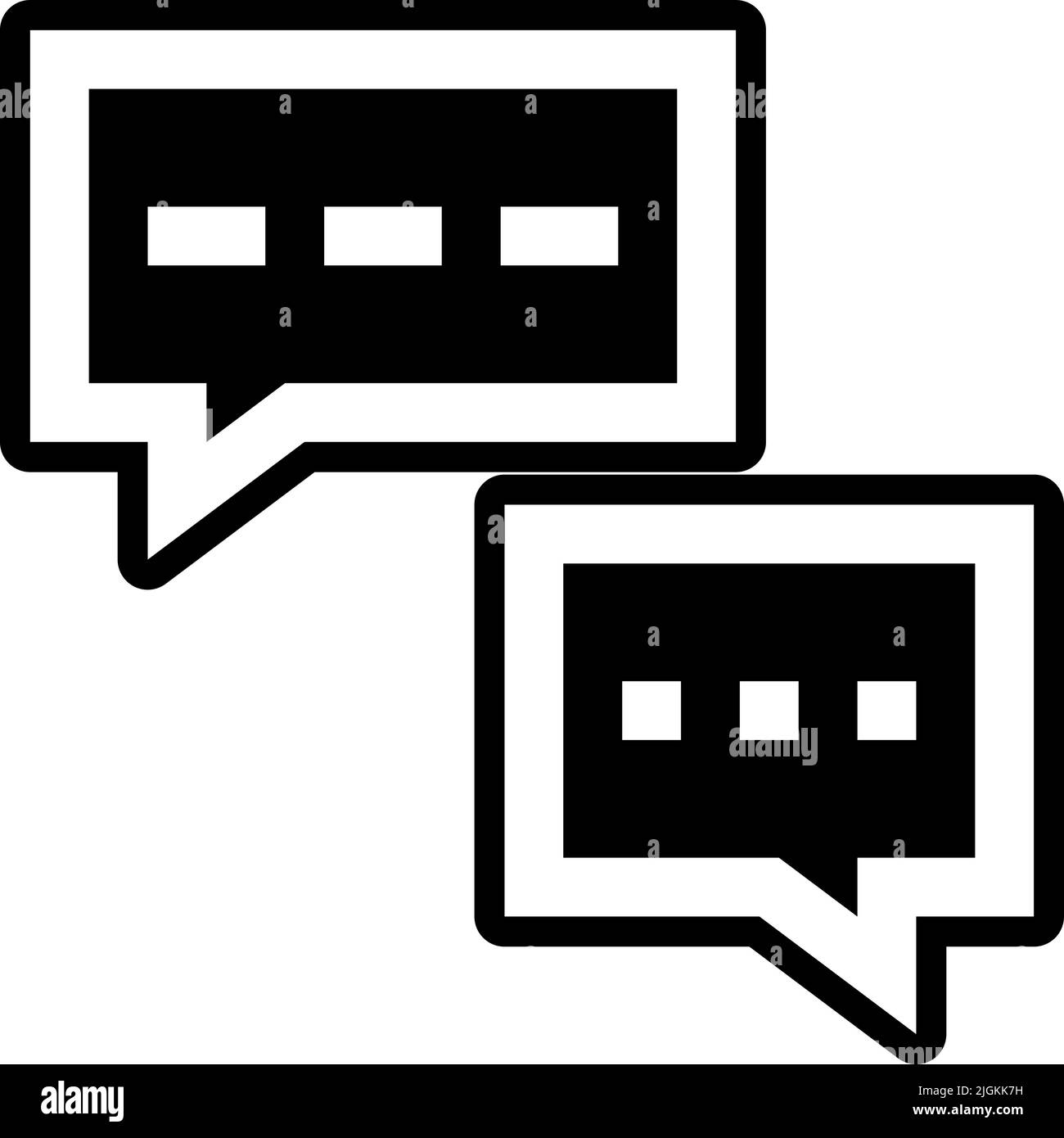 talking icon Stock Vector Image & Art - Alamy