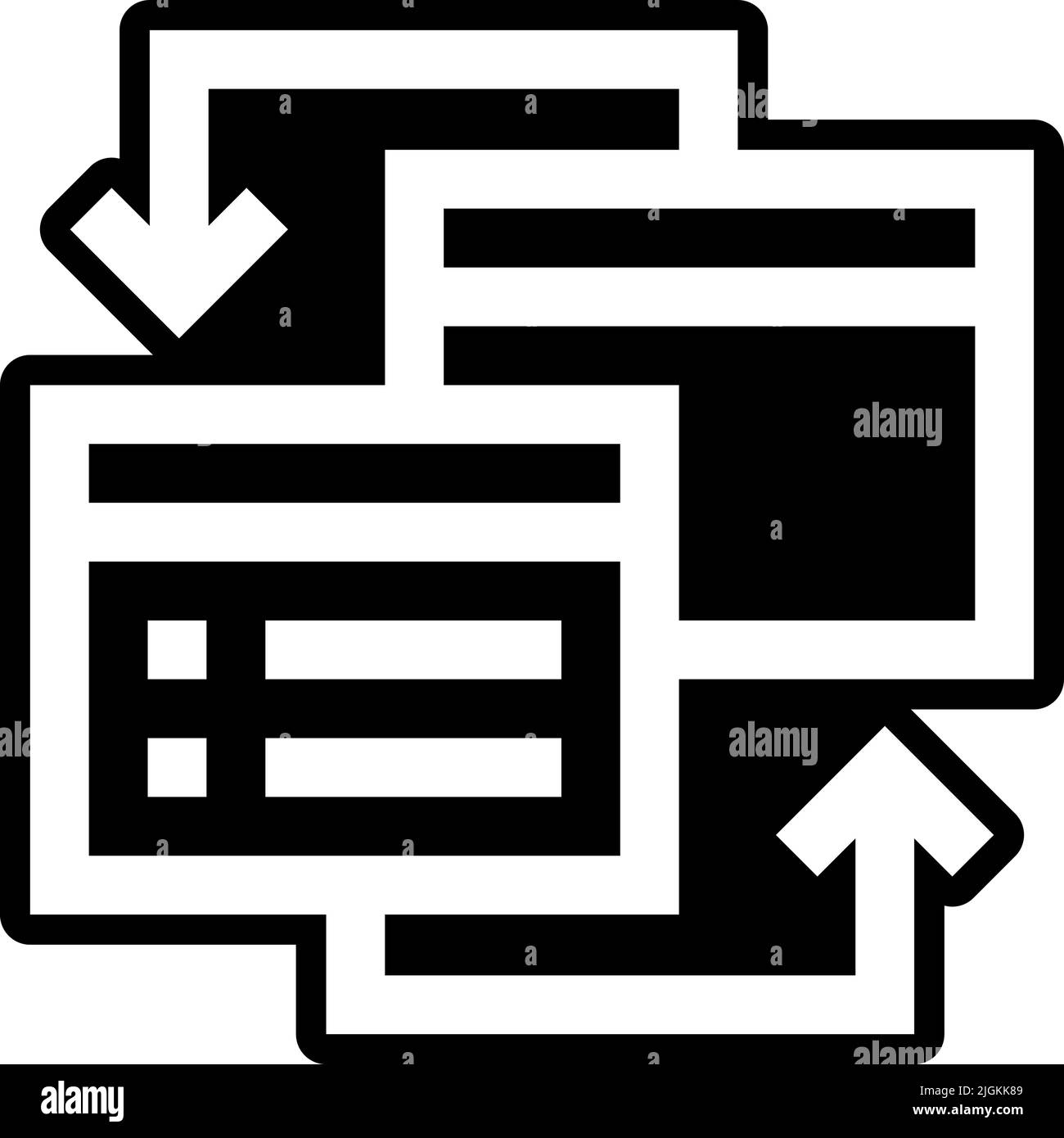 interchange icon Stock Vector Image & Art - Alamy