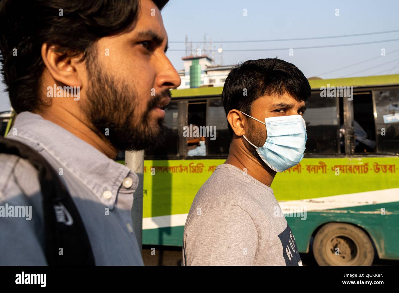 A group of boys having a chat and walking. Dhaka, Bangladesh Stock Photo - Alamy