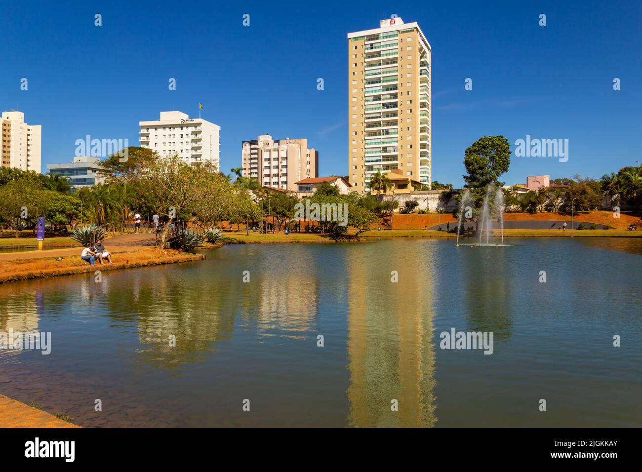 Anápolis, Goiás, Brazil – July 10, 2022: One of the landscapes of the ...