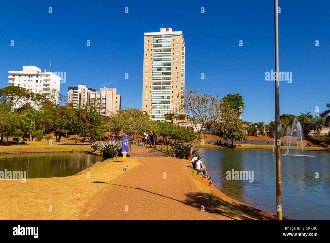 Anápolis, Goiás, Brazil – July 10, 2022: One of the landscapes of the ...