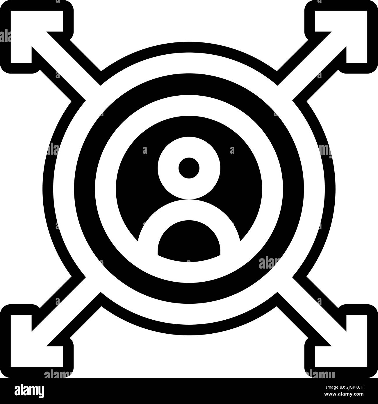 Decision making black line Cut Out Stock Images & Pictures - Alamy