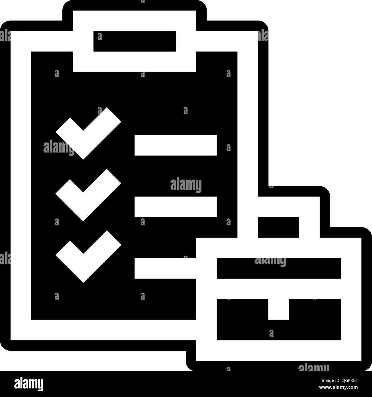 checklist icon Stock Vector Image & Art - Alamy