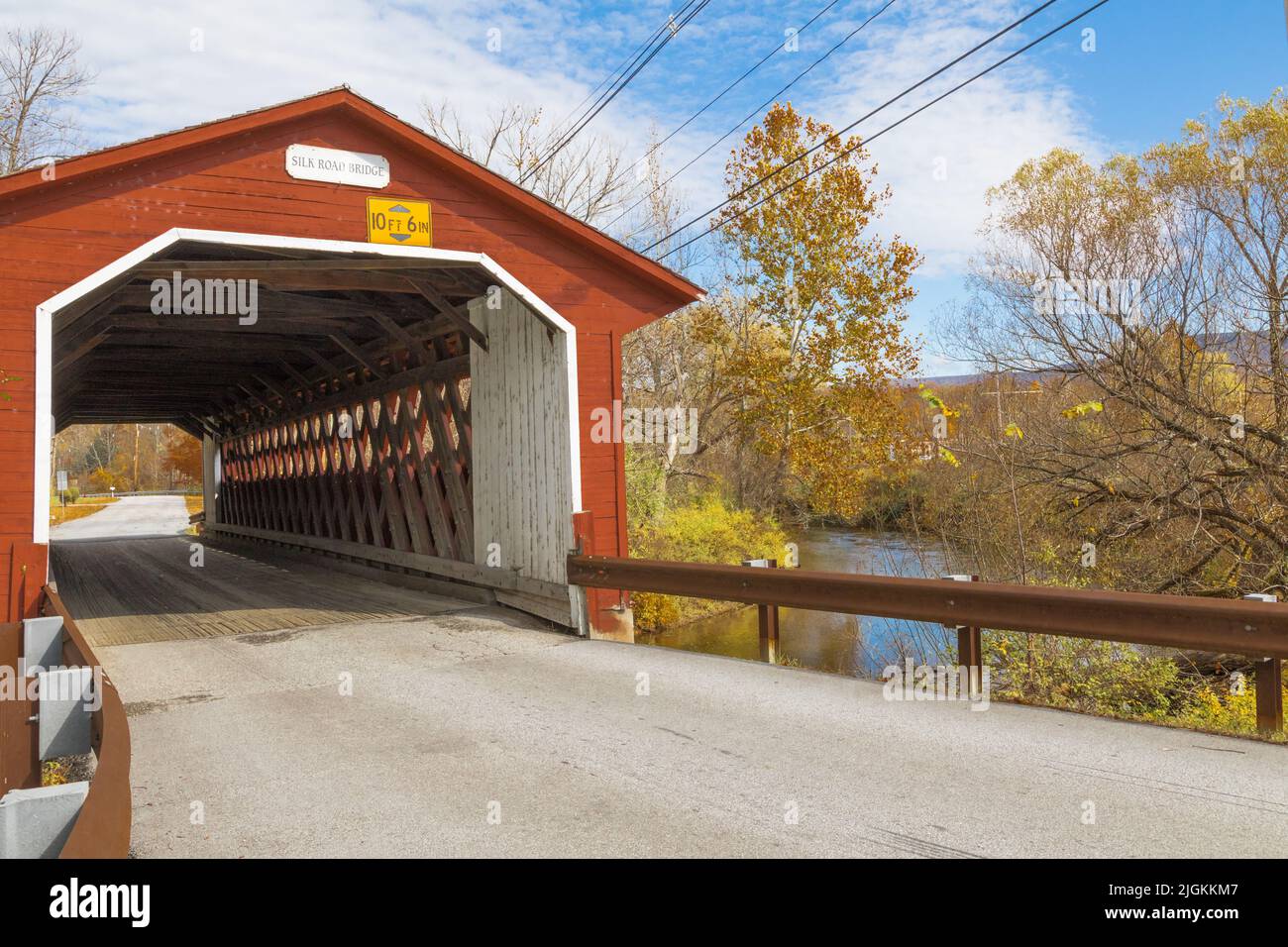 Built in 1840, the Silk Road Bridge is the oldest covered bridge in ...