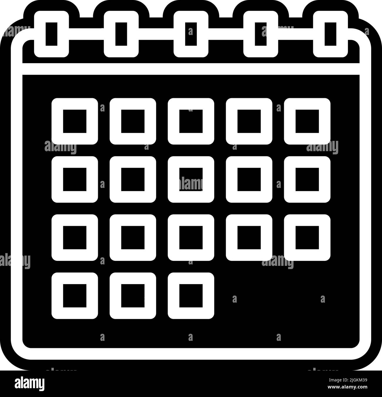 calendar icon Stock Vector Image & Art - Alamy