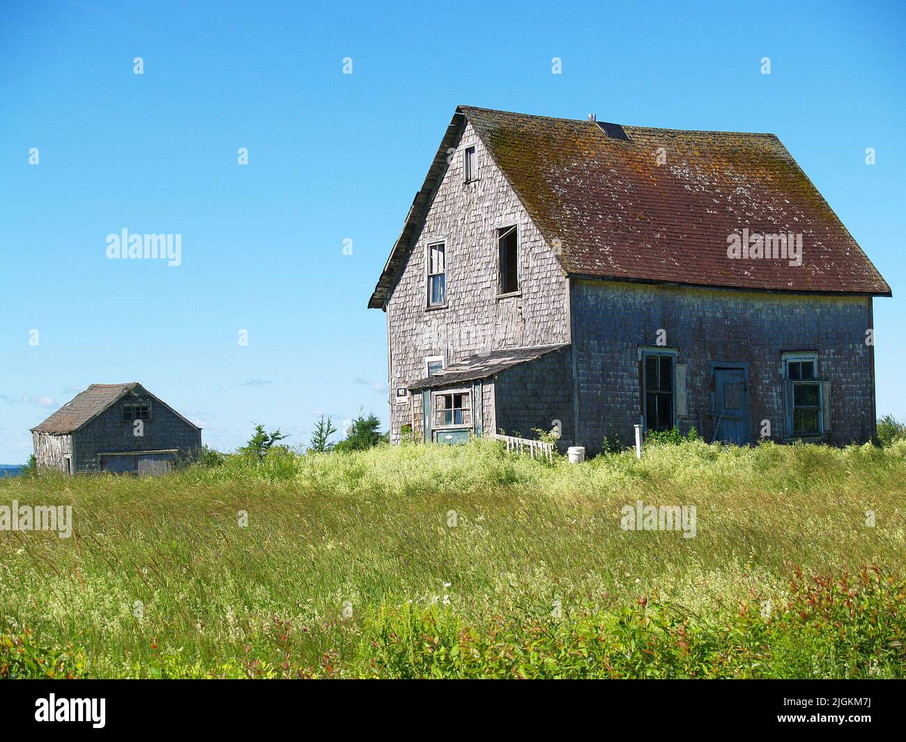 Old abandoned house, PEI Stock Photo - Alamy