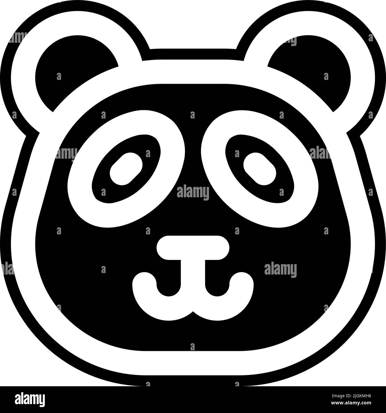 panda icon Stock Vector Image & Art - Alamy