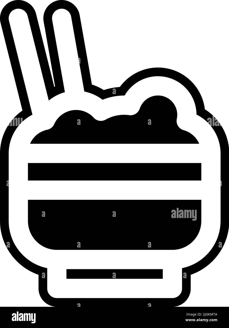 Rice plant healthy glyph Stock Vector Images - Alamy