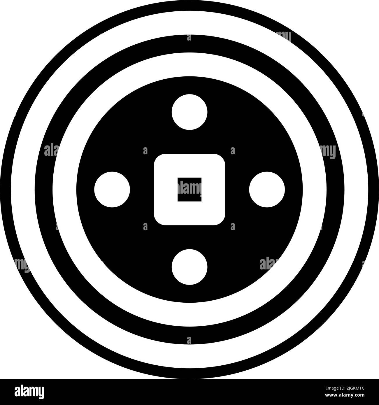 coin icon Stock Vector Image & Art - Alamy