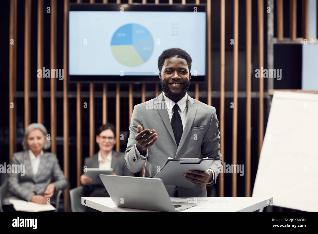 Conference room laptop speaker hi-res stock photography and images - Alamy