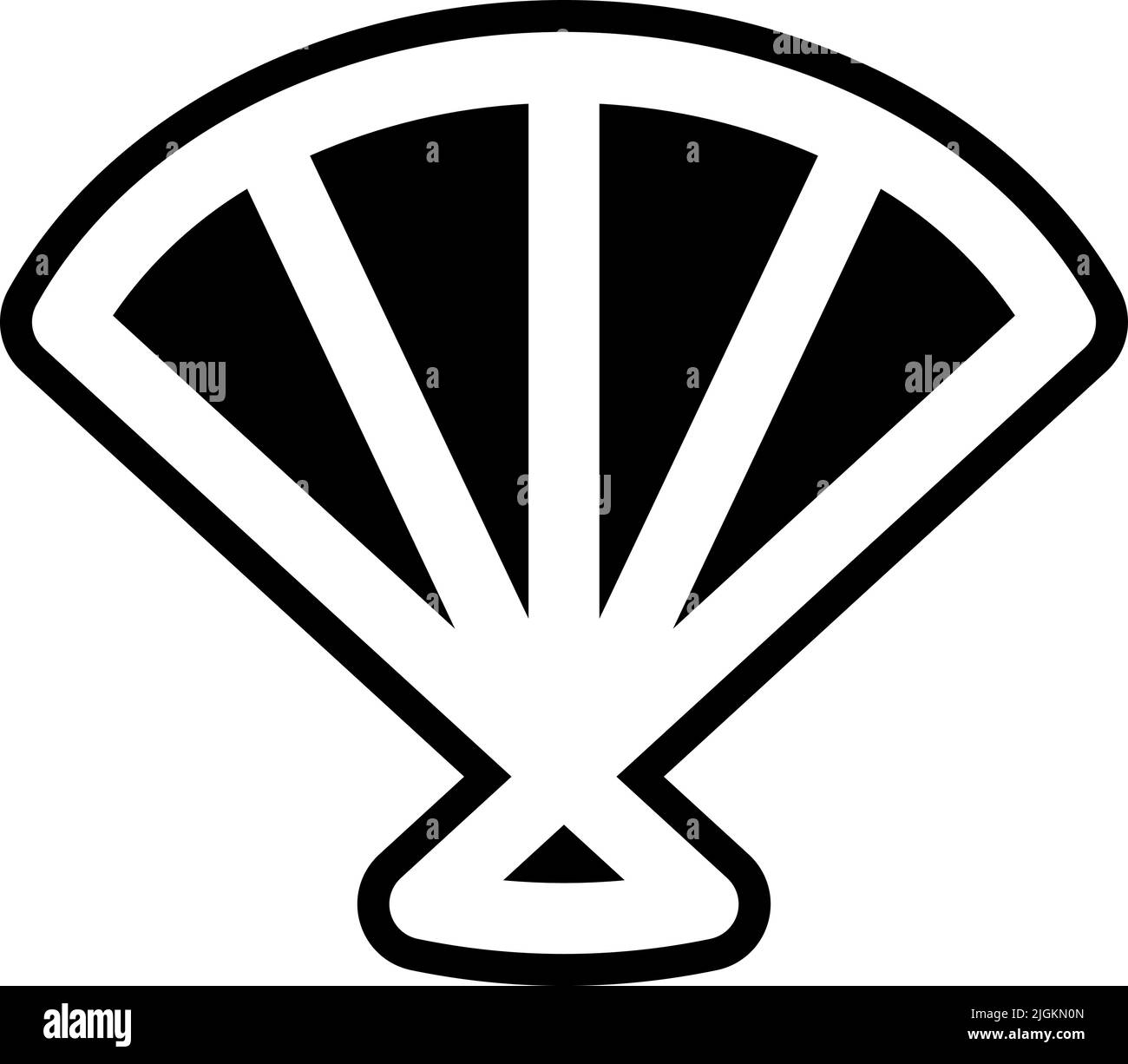 Fan symbol Black and White Stock Photos & Images - Alamy