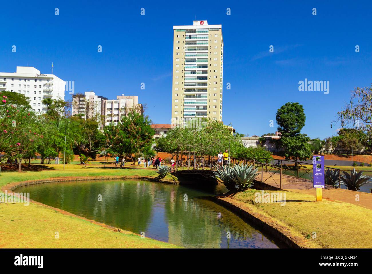 Anápolis, Goiás, Brazil – July 10, 2022: One of the landscapes of ...