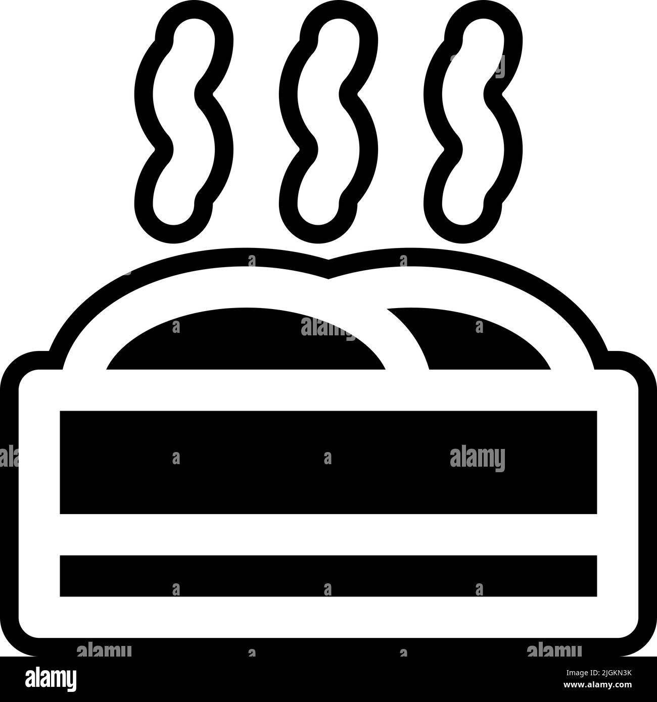 bun icon Stock Vector Image & Art - Alamy