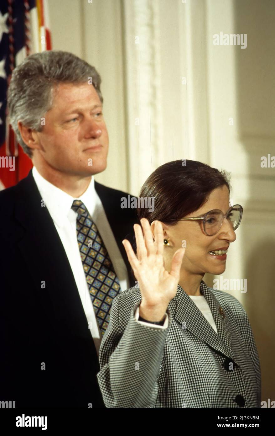 Washington Dc August 10 1993 Ruth Bader Ginsburg Is Sworn In As