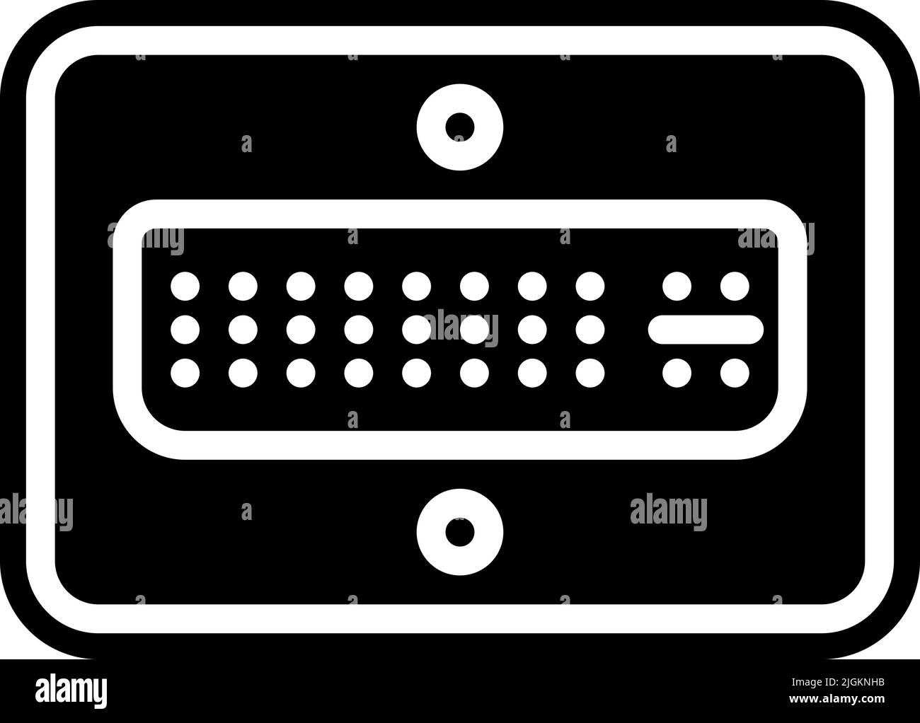 Dvi connector Stock Vector Images - Alamy