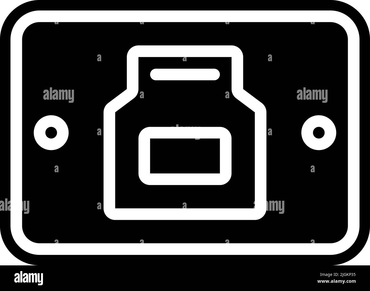 Charging port Stock Vector Images - Alamy