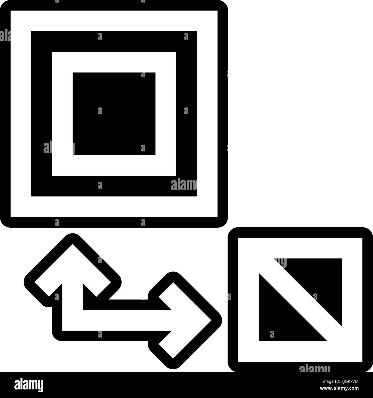 swap icon Stock Vector Image & Art - Alamy