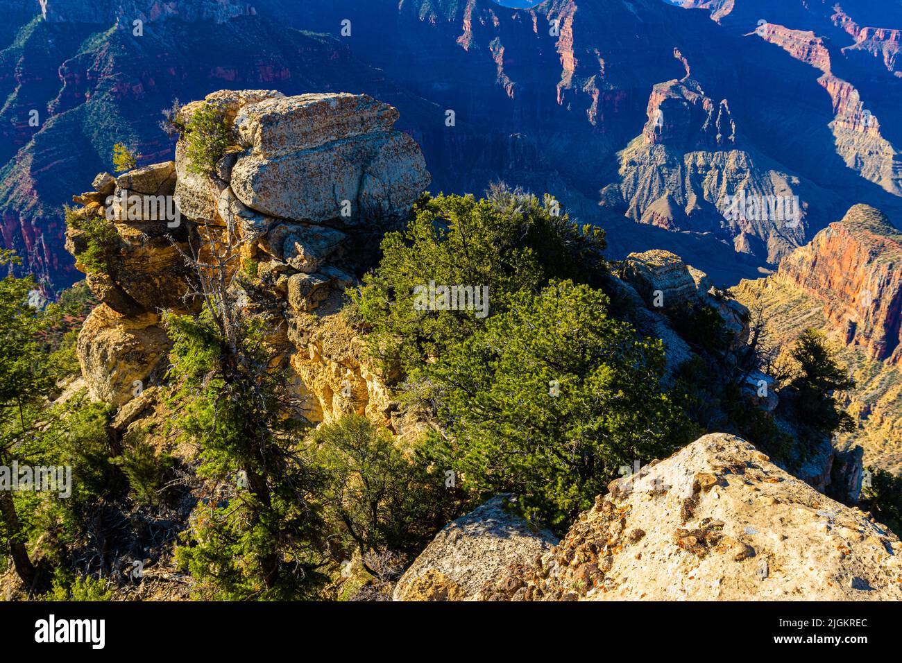 Deva, Brahma and Zoroaster Temples Across Roaring Springs Canyon ...