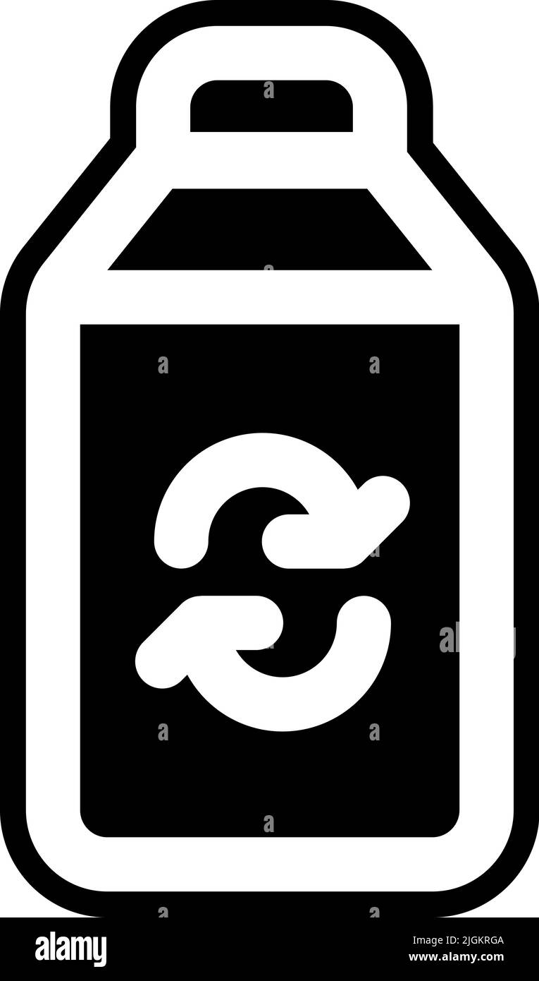 recycle bottle icon Stock Vector Image & Art - Alamy