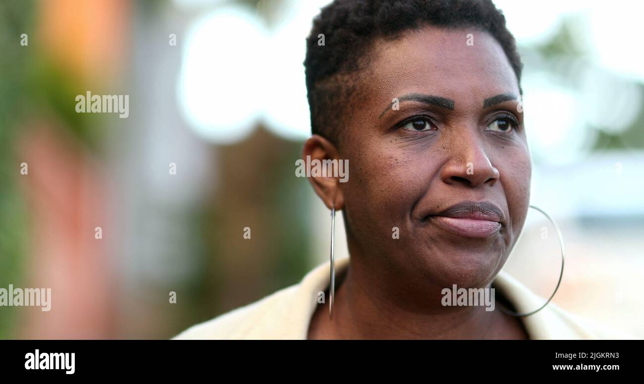 Annoyed african woman emotion hi-res stock photography and images - Alamy