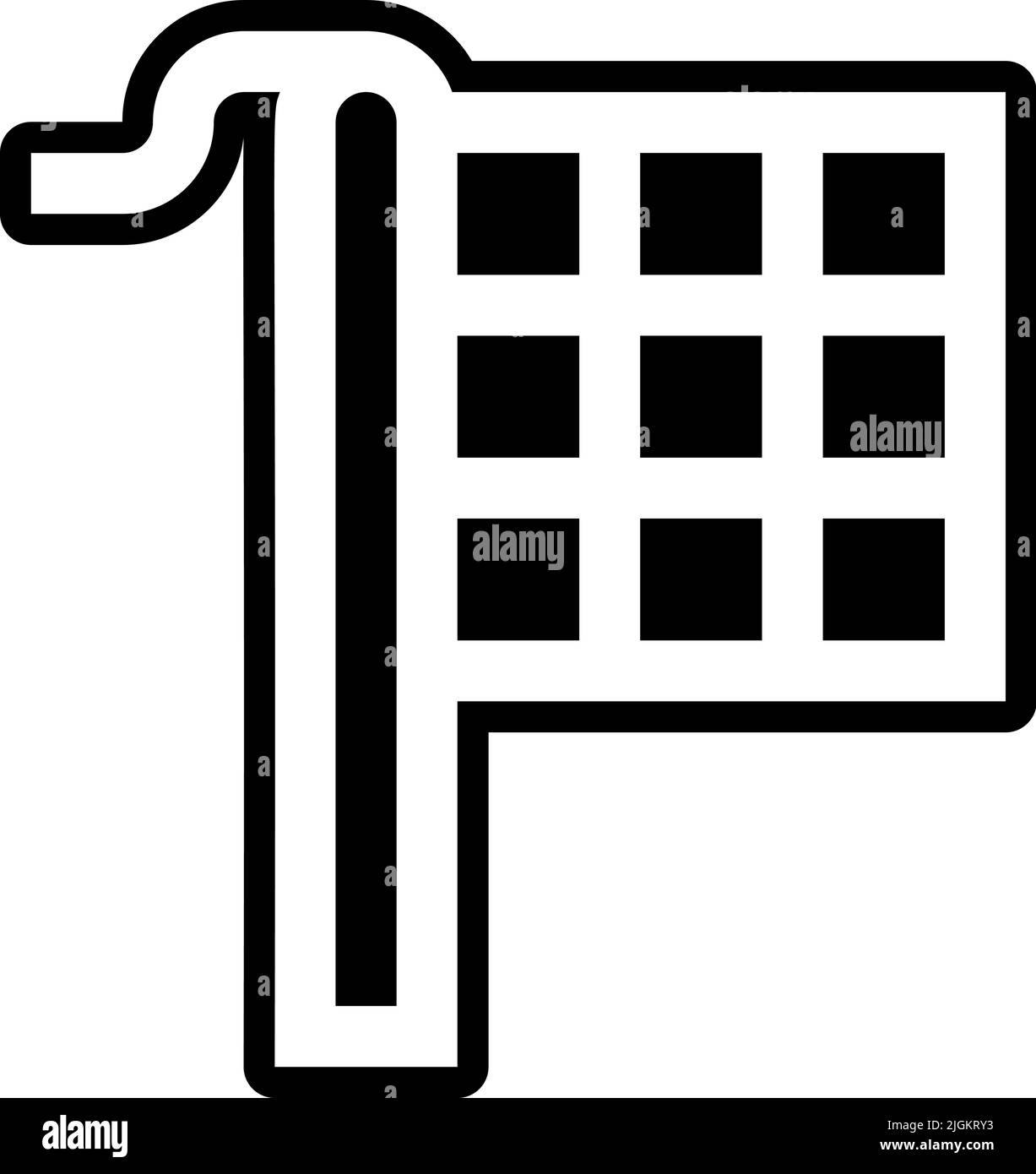 finish flag icon Stock Vector Image & Art - Alamy