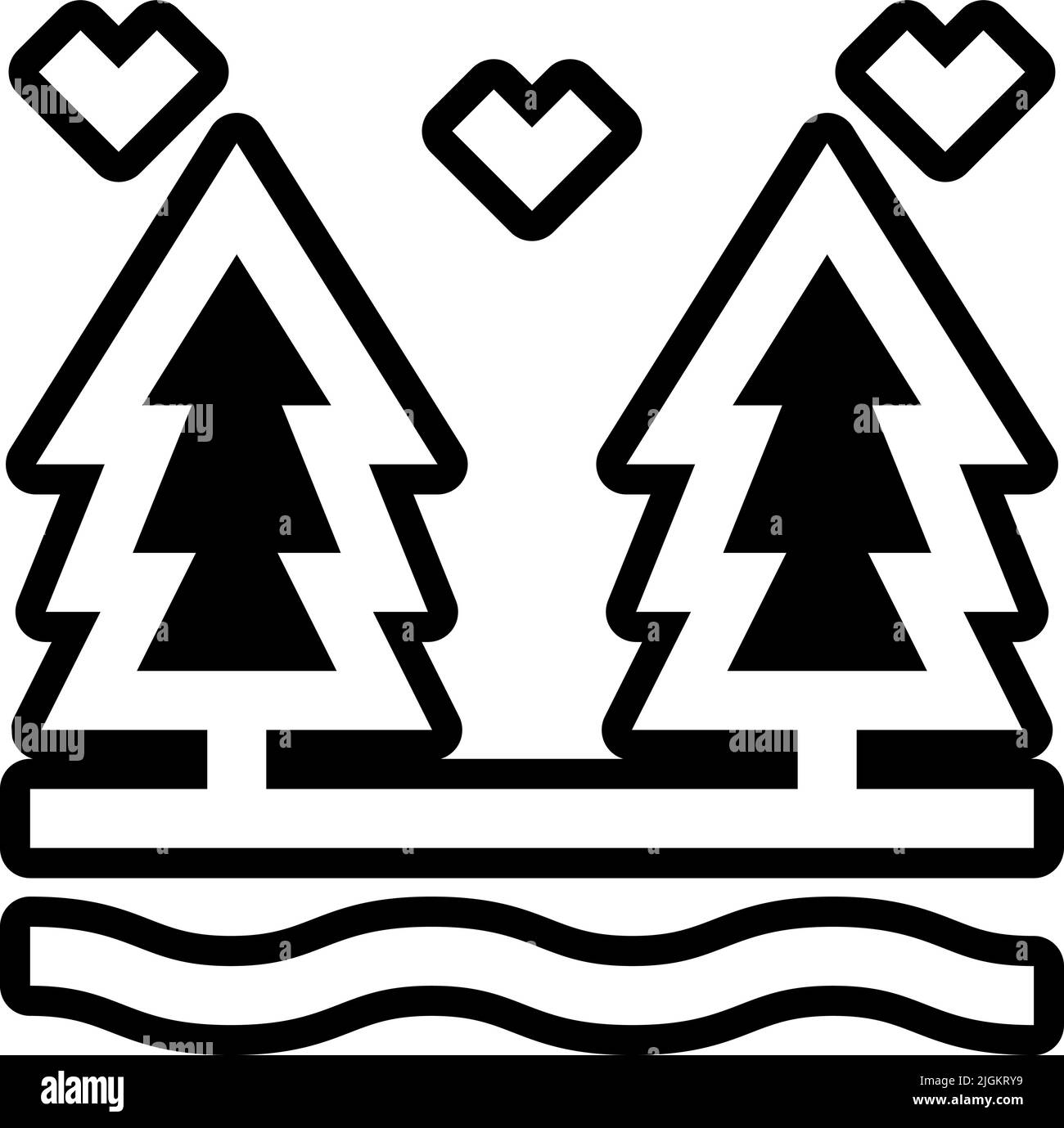 forest icon Stock Vector Image & Art - Alamy