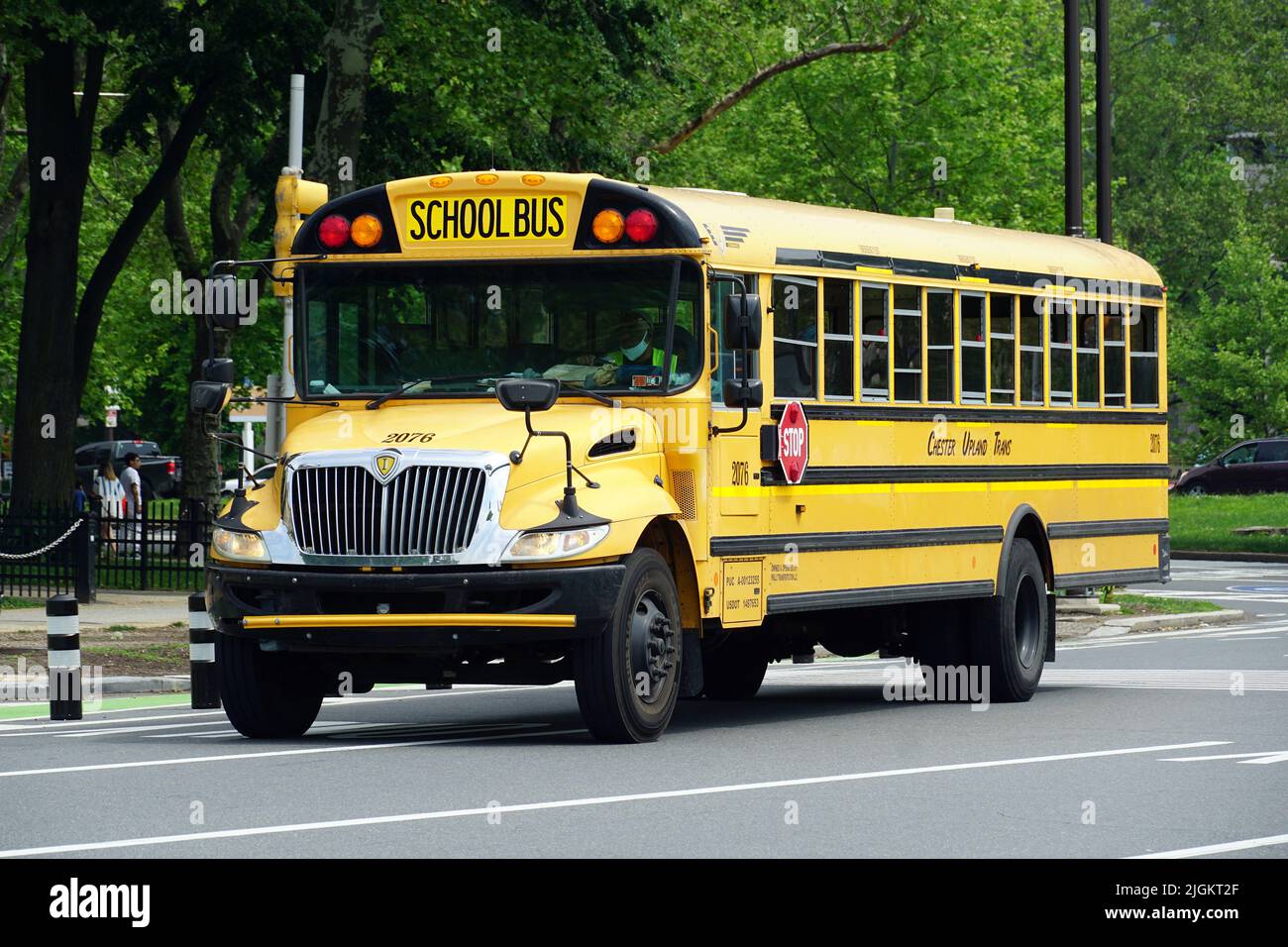 school bus, Philadelphia, Pennsylvania, USA, North America Stock Photo ...