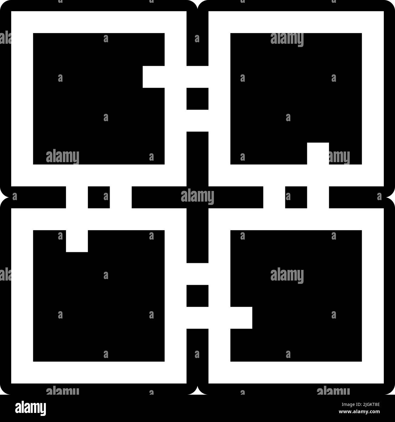 patchwork icon Stock Vector Image & Art - Alamy