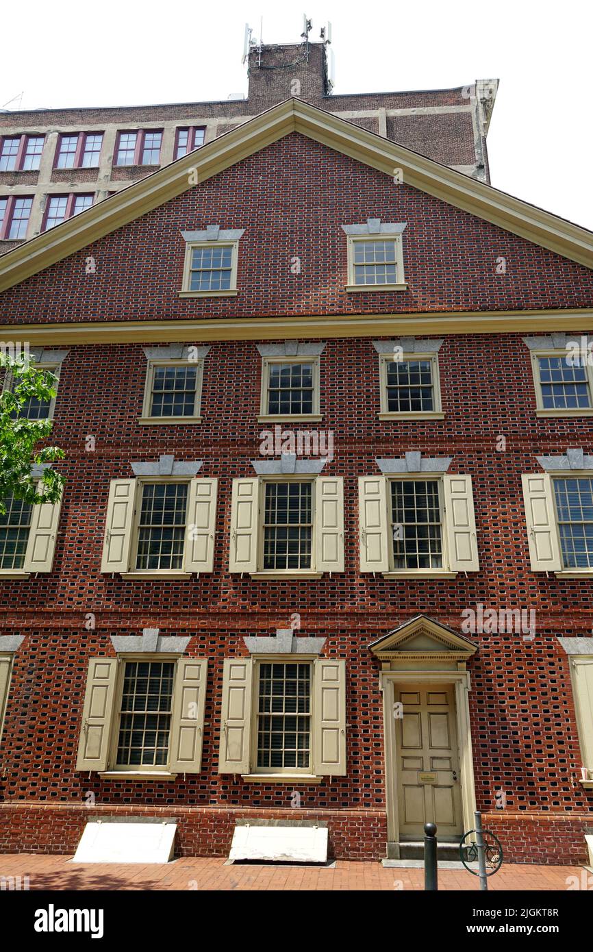 Declaration House (Thomas Jefferson here drafted the US Declaration of ...