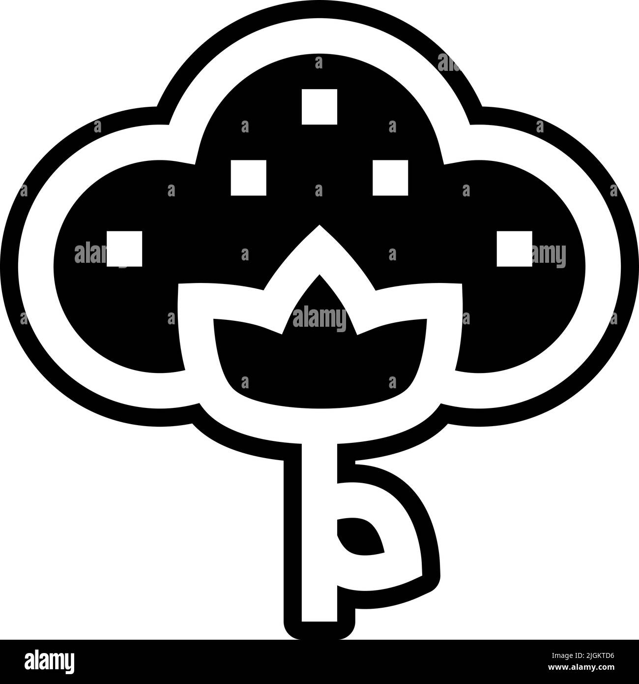 cotton icon Stock Vector Image & Art - Alamy