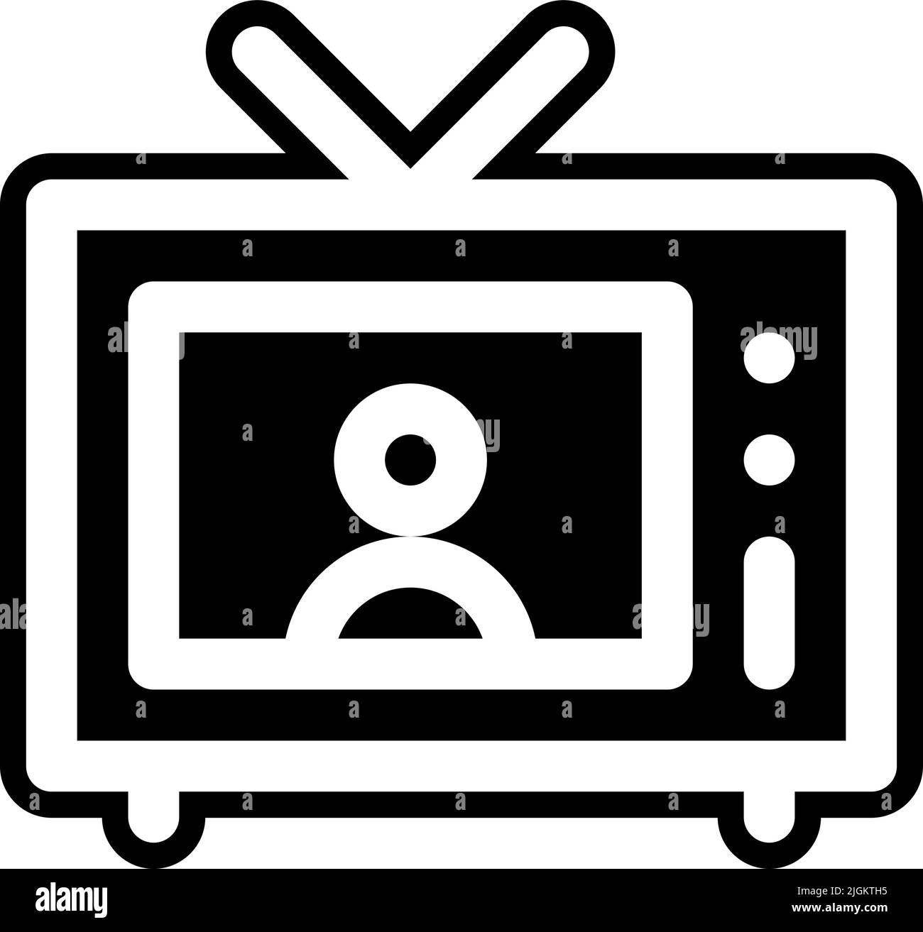 tv icon Stock Vector Image & Art - Alamy