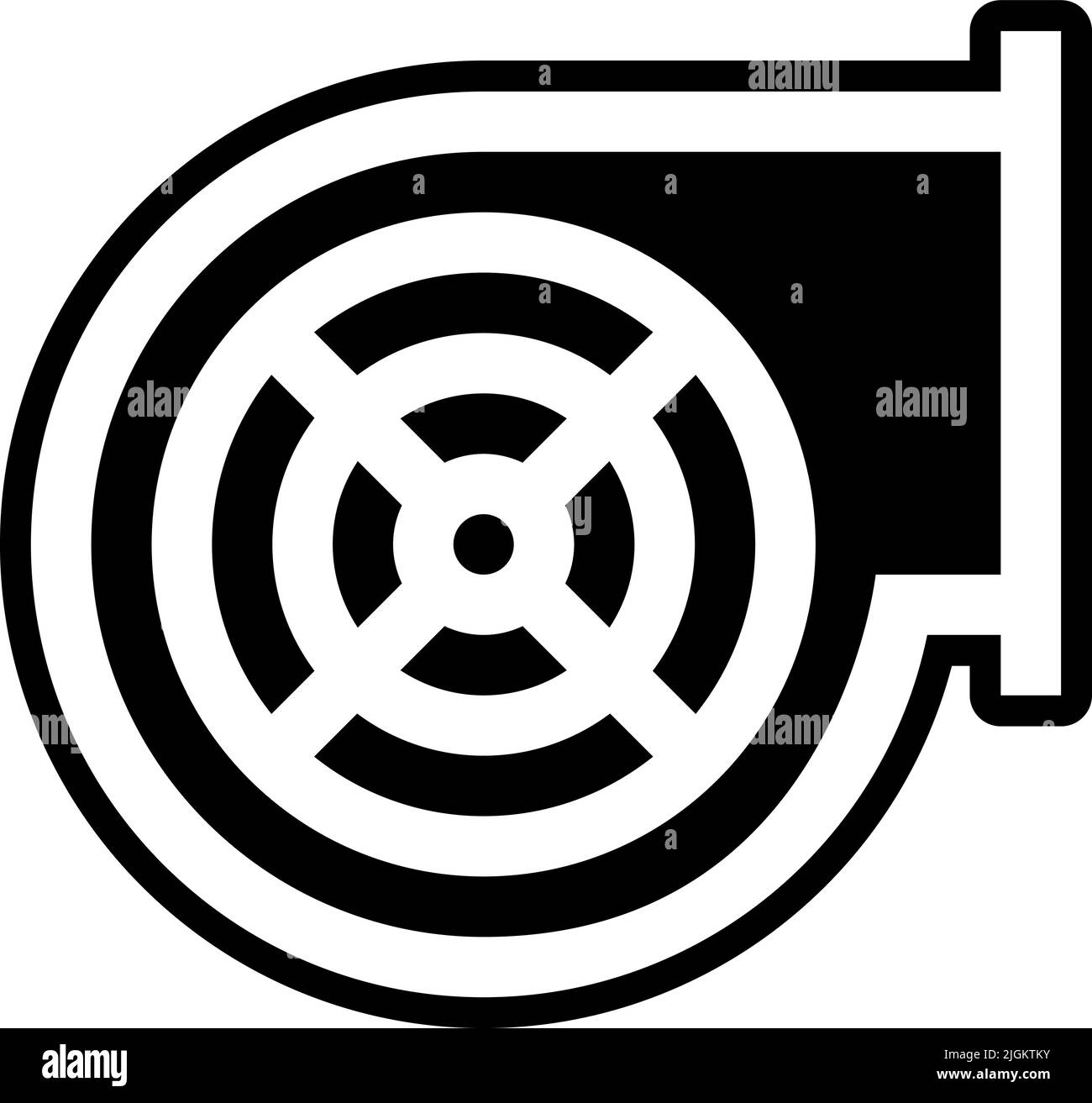 Power plant turbine glyph Black and White Stock Photos & Images - Alamy